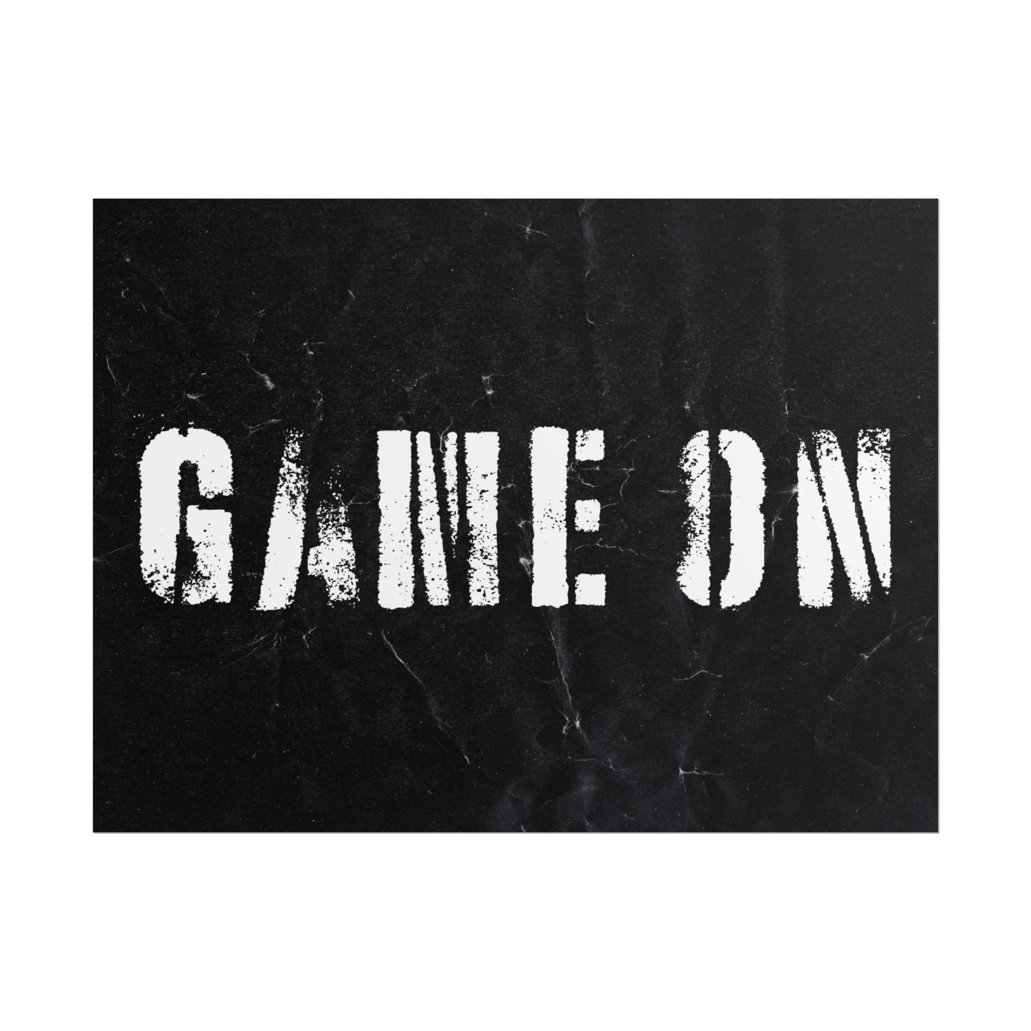 Game On Motivational Poster | The Design Station